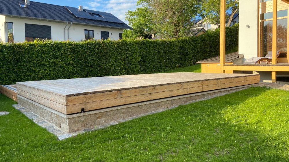 Die beste begehbare Poolabdeckung am Markt - Pooldecks.eu